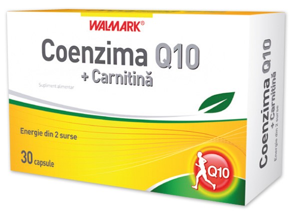 Coenzima Q10 + Carnitina 30 capsule Walmark - Plantilia