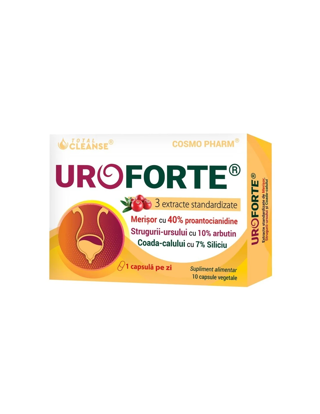 UROFORTE 10 CAPSULE VEGETALE COSMO PHARM - Plantilia