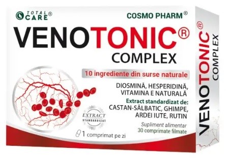 VENOTONIC COMPLEX 30 comprimate - Cosmopharm - Plantilia