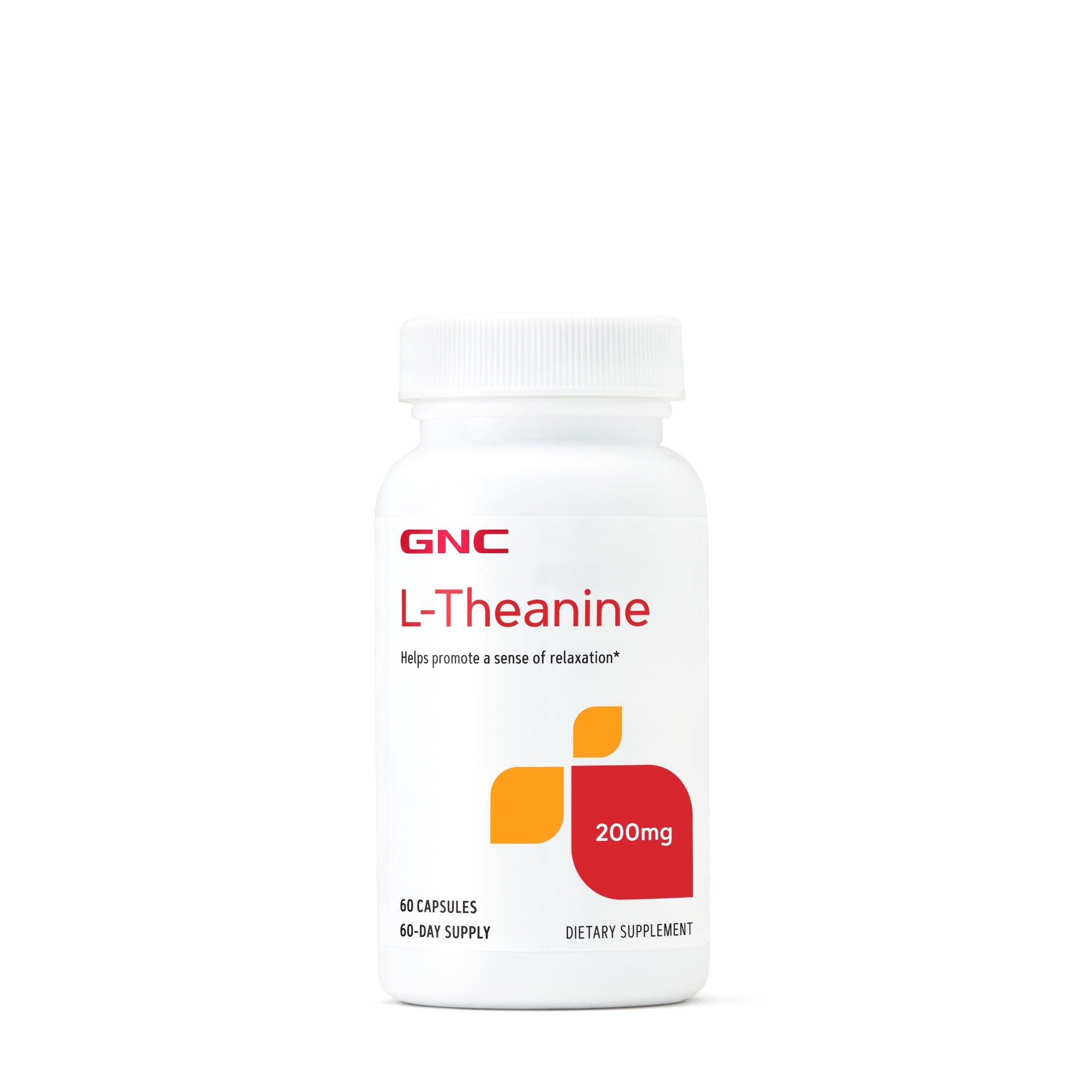 Gnc L-theanine 200mg, L-teanina, 60 Cps - Plantilia
