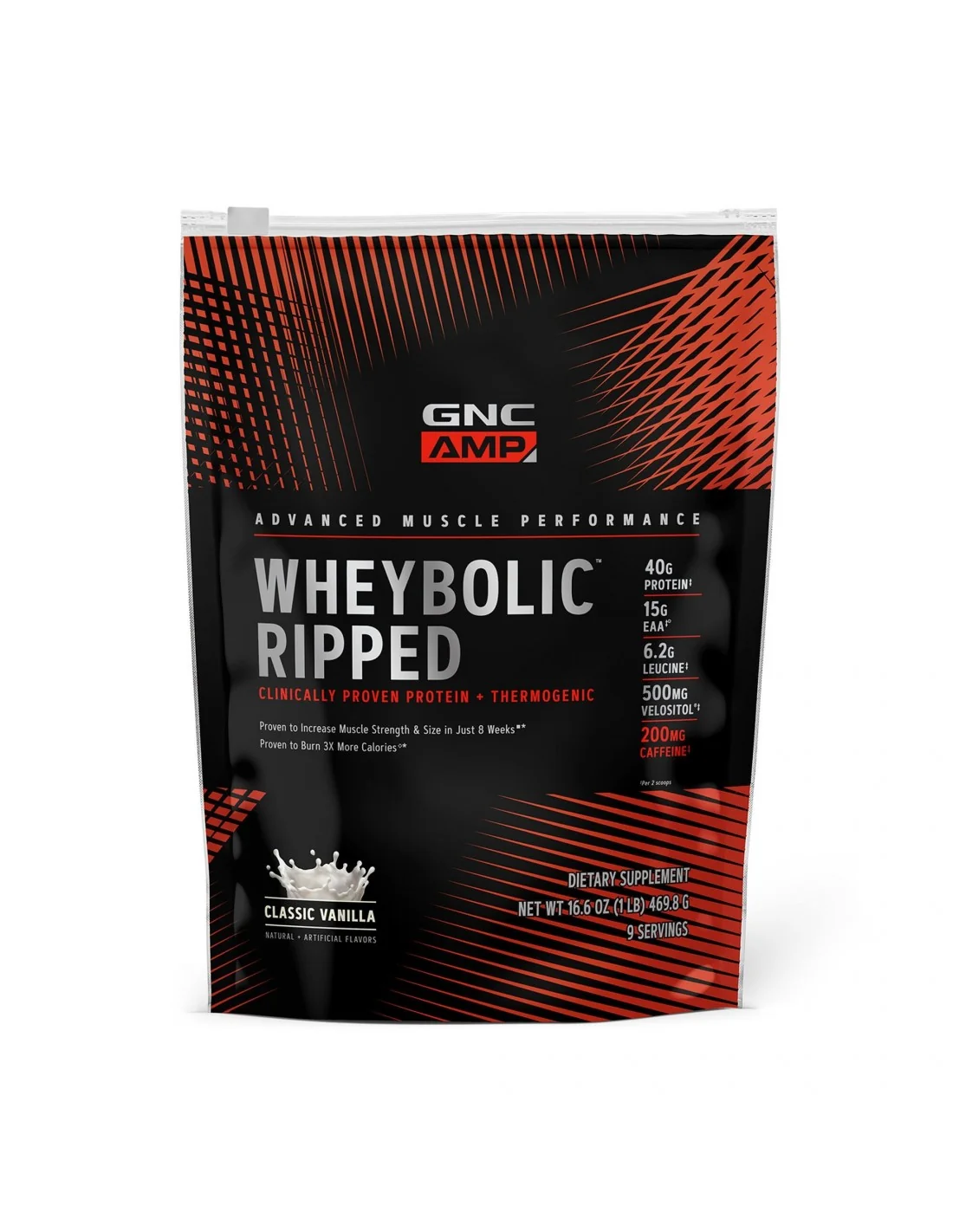 Gnc Amp Wheybolic Ripped, Proteina Din Zer, Cu Aroma De Vanilie, 469.8 ...