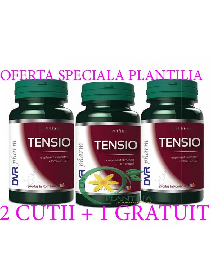 Tensio 20 capsule 2 CUTII + 1 GRATUIT DVR Pharm - Plantilia