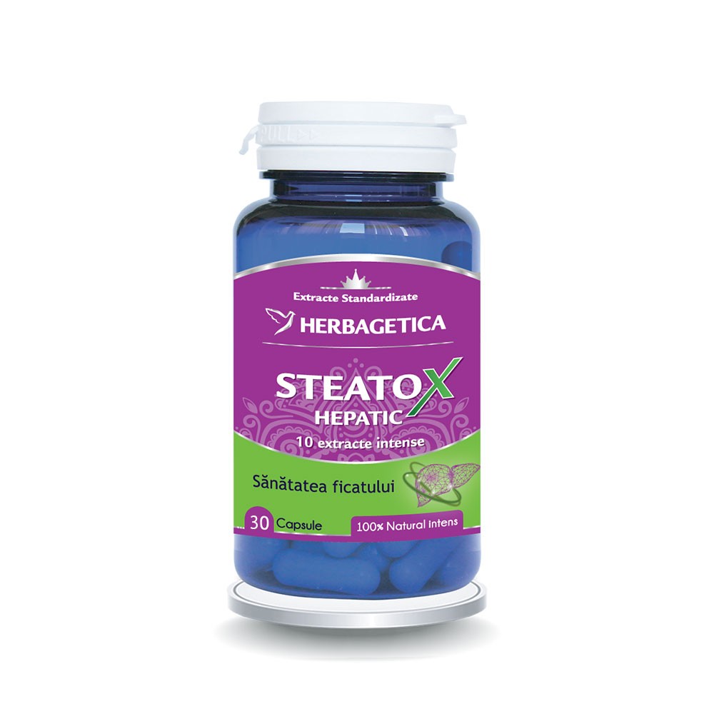 STEATOX HEPATIC 30 cps Herbagetica - Plantilia