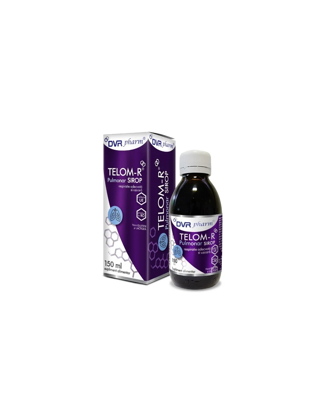 TELOM-R PULMONAR sirop 150 ml DVR Pharm - Plantilia
