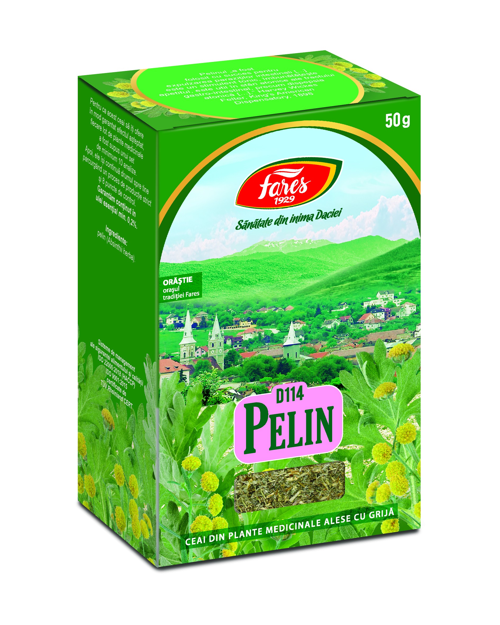 Ceai Pelin 50 g Fares - Plantilia