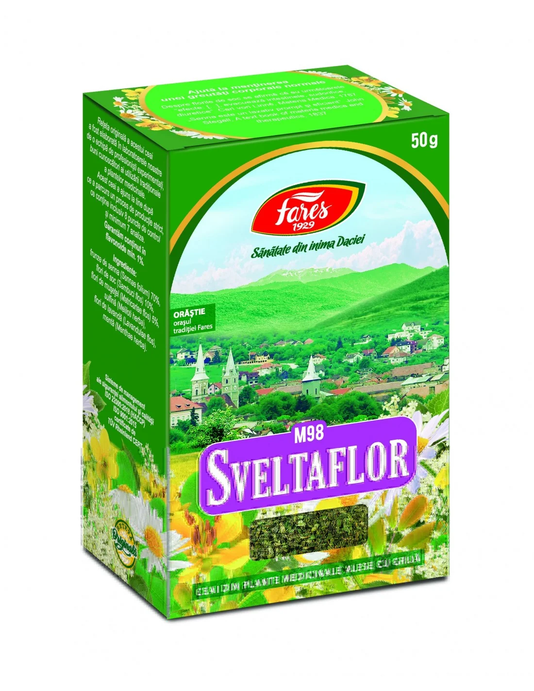 Ceai Sveltaflor 50 g Fares - Plantilia