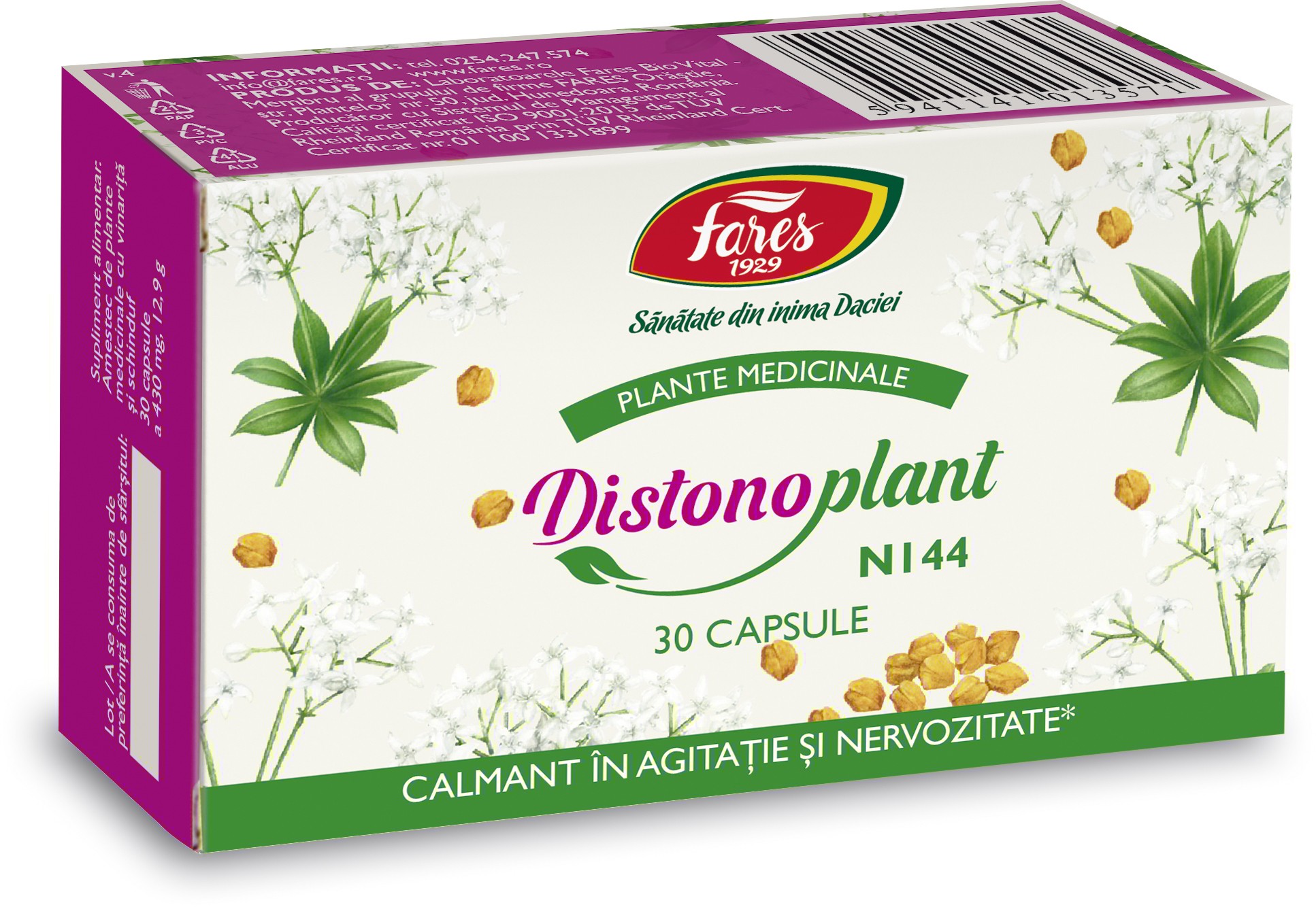 Distonoplant 30 cps Fares - Plantilia