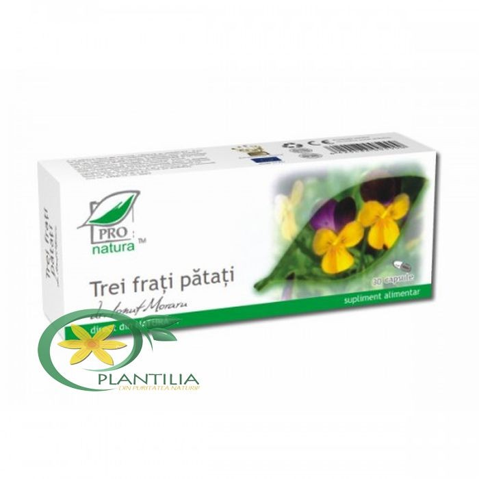 Trei Frati Patati 30 cps Pro Natura Medica - Plantilia