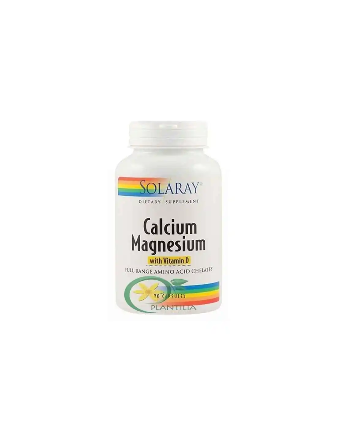 Calciu Magneziu si Vitamina D 90cps Solaray Secom - Plantilia
