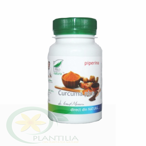 Curcuma Plus 60 capsule Pro Natura - Plantilia