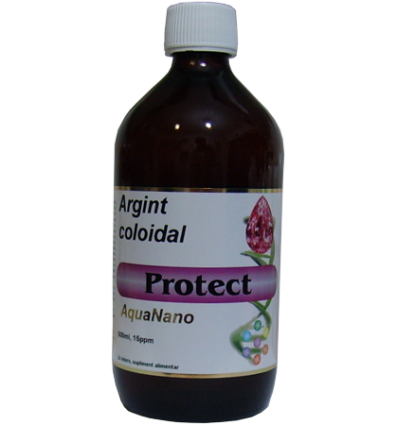 Argint coloidal Protect 500 ml 15 ppm AquaNano - Plantilia
